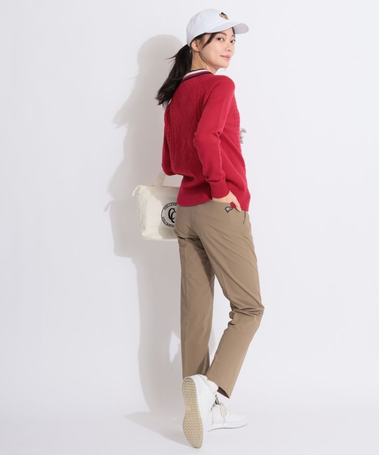 トミーヒルフィガーゴルフ TH マシュマロタッチケーブル編みモック